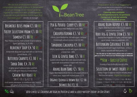 Our food - The Bean Tree