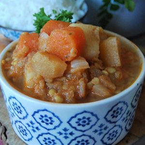 Root Veg & Lentil Stew | Our Food - The Bean Tree